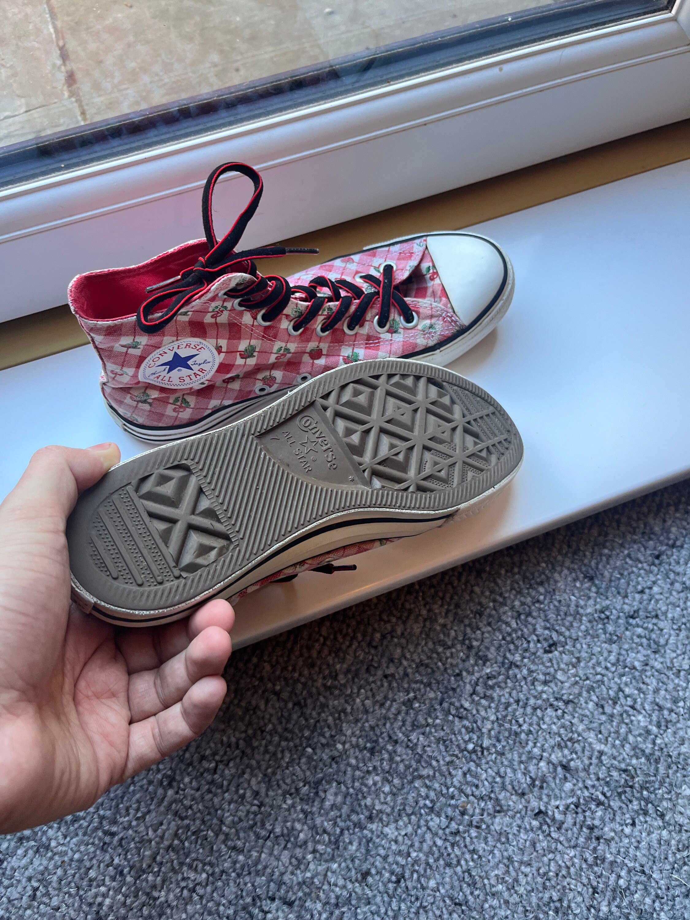 Luna Lovegood Converse Trainers Hi Tops Uk 7 Vintage - Etsy