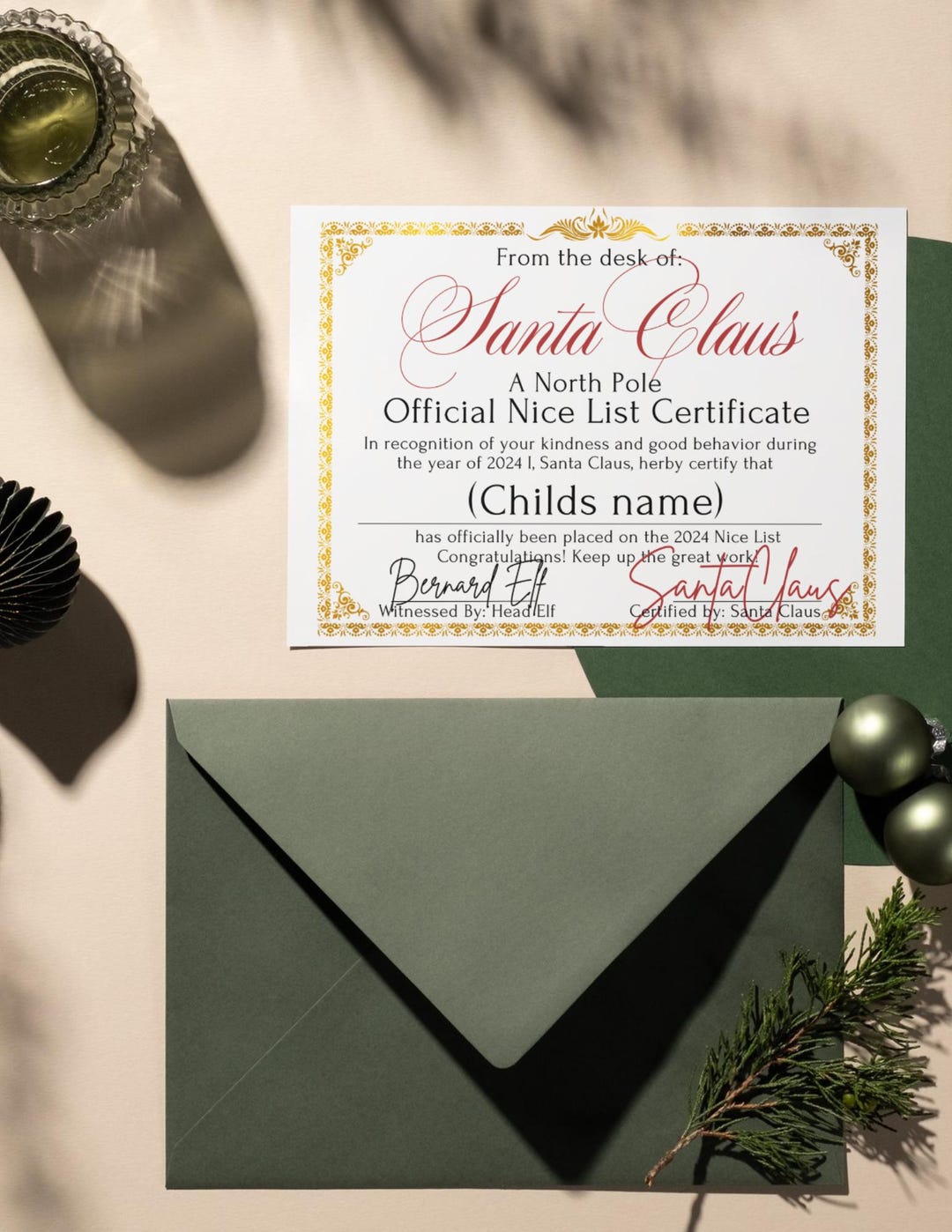 Letter From Santa (naughty & Nice Bundle) - Etsy