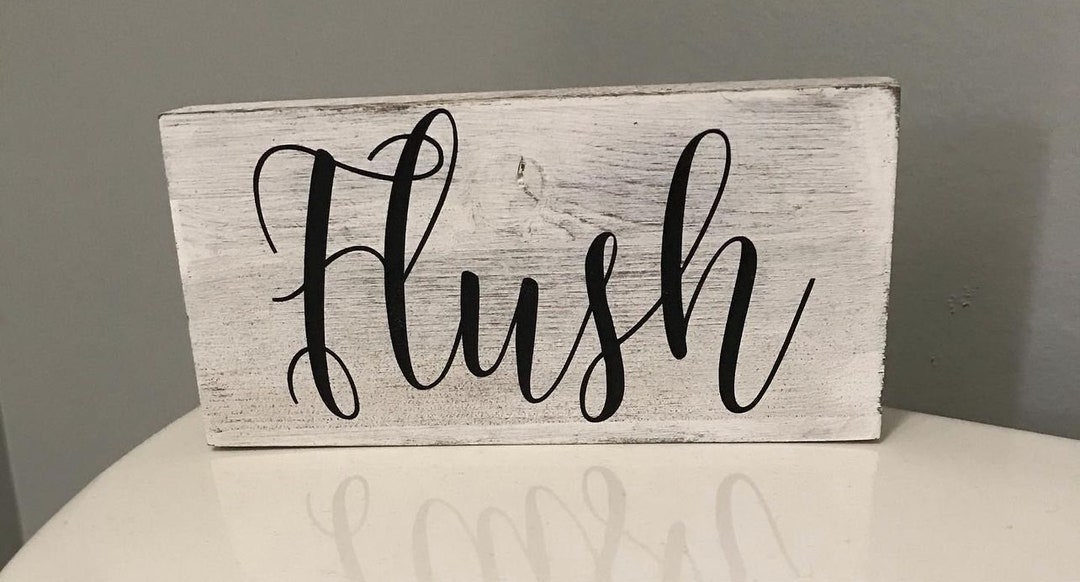 Standing Flush Sign - Etsy