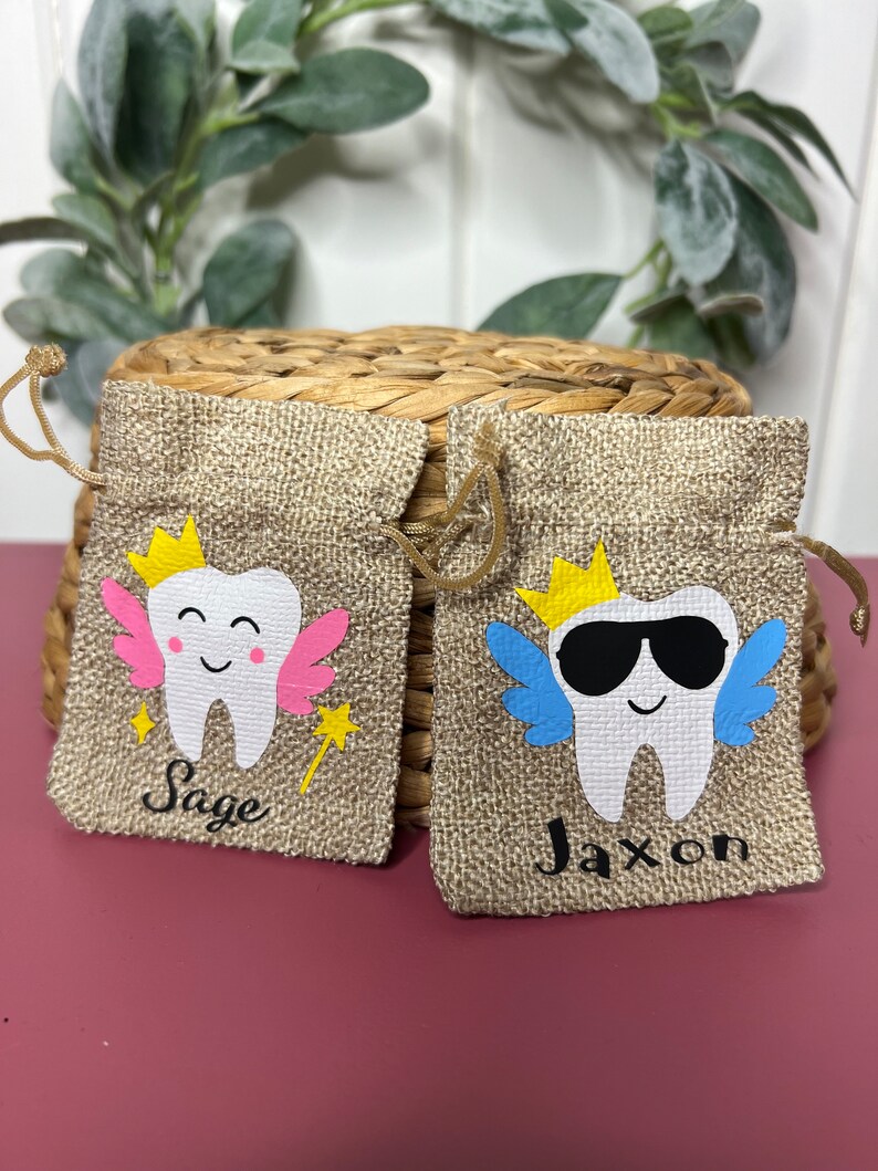 Personalized Tooth Fairy Bags - Etsy