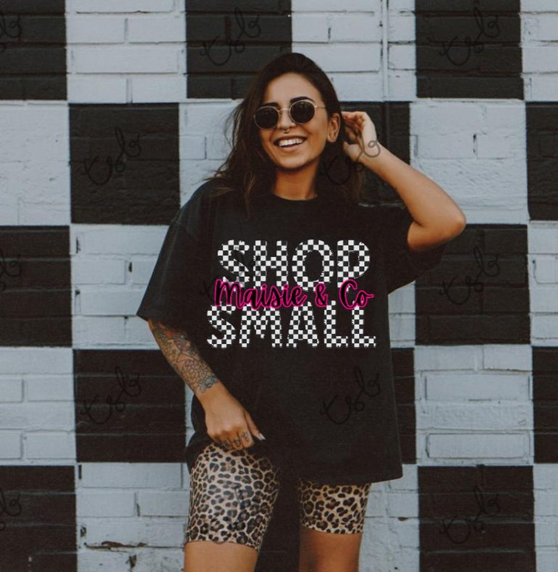 Checkered Shop Small PNG File (digital Download) - Etsy