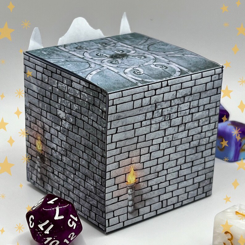 Elvish Dice Jail Box DIY Craft for TTRPG Gift With Purchase Printable ...