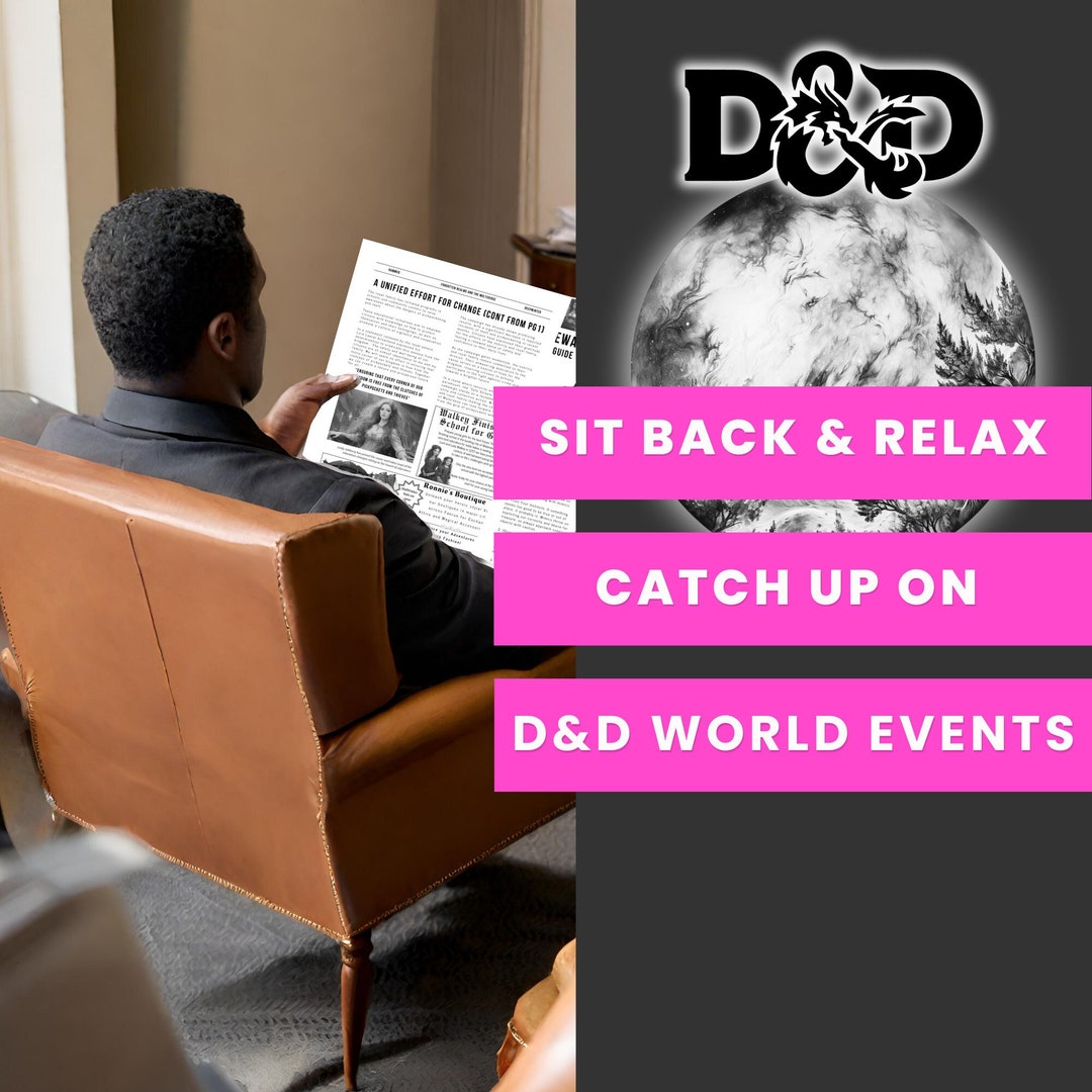 DND World Newspaper: Hammer Edition Printable Interactive Item PDF ...