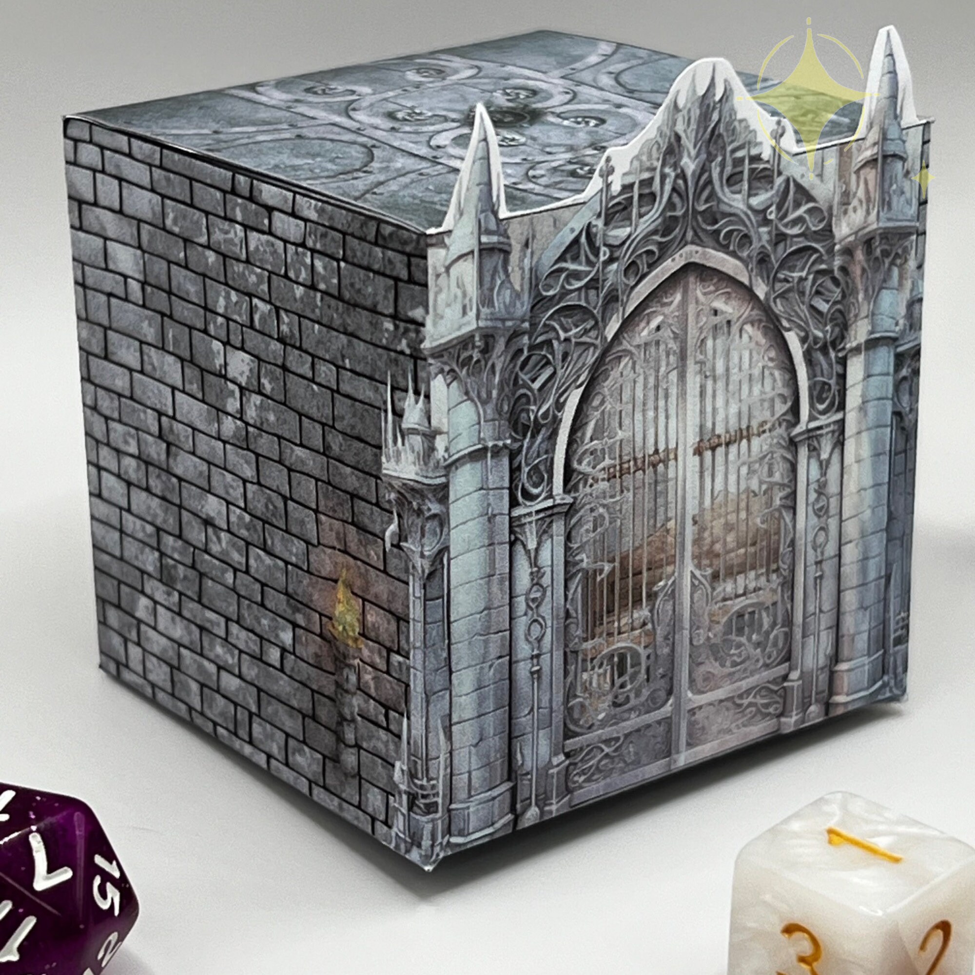 Elvish Dice Jail Box DIY Craft for TTRPG Gift With Purchase Printable ...