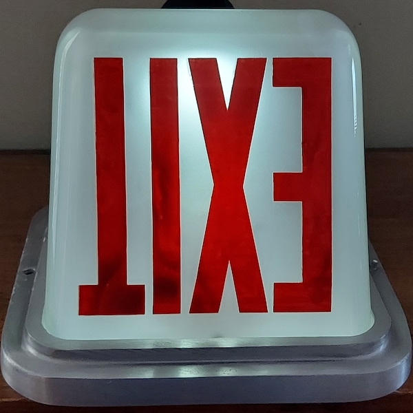 Handcrafted Vintage Exit Arrow Dibond Aluminum Sign PSS00002 - Etsy Canada