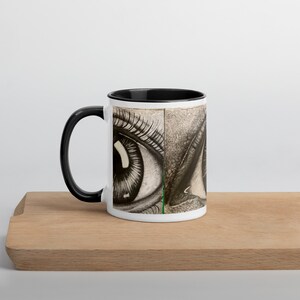 Custom Eye Design Mug With Color Inside - Etsy