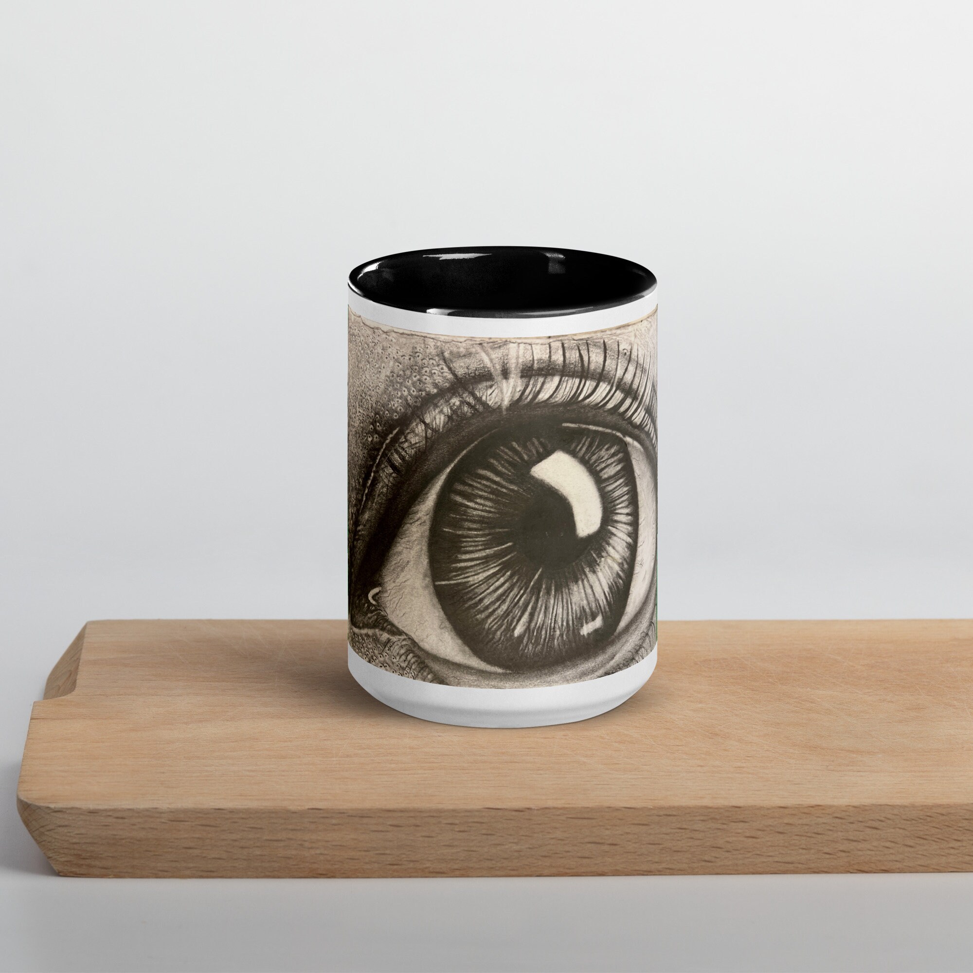 Custom Eye Design Mug With Color Inside - Etsy