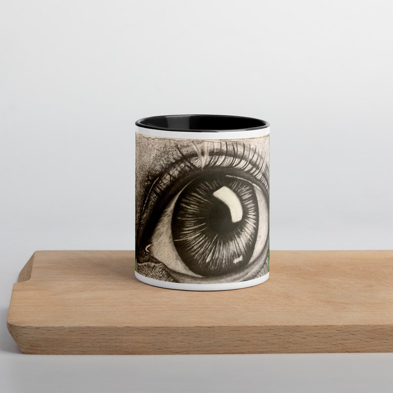 Custom Eye Design Mug With Color Inside - Etsy