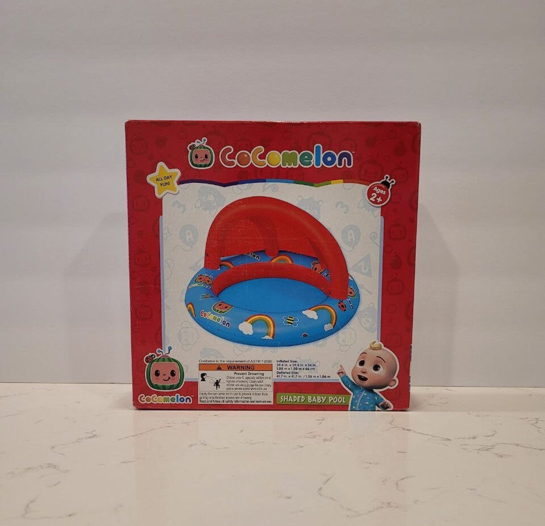 Cocomelon Toddler Inflatable Shaded Pool Ages 2 - Etsy