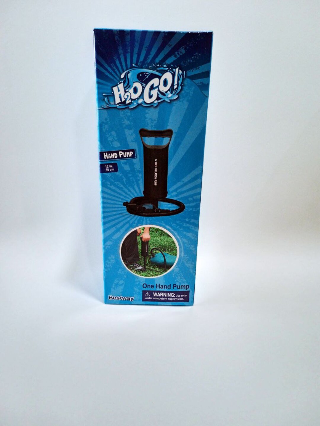 H2OGO Air Hand Pump 12 Large Air Chamber FOR Rapid Inflation-3 Adapters ...