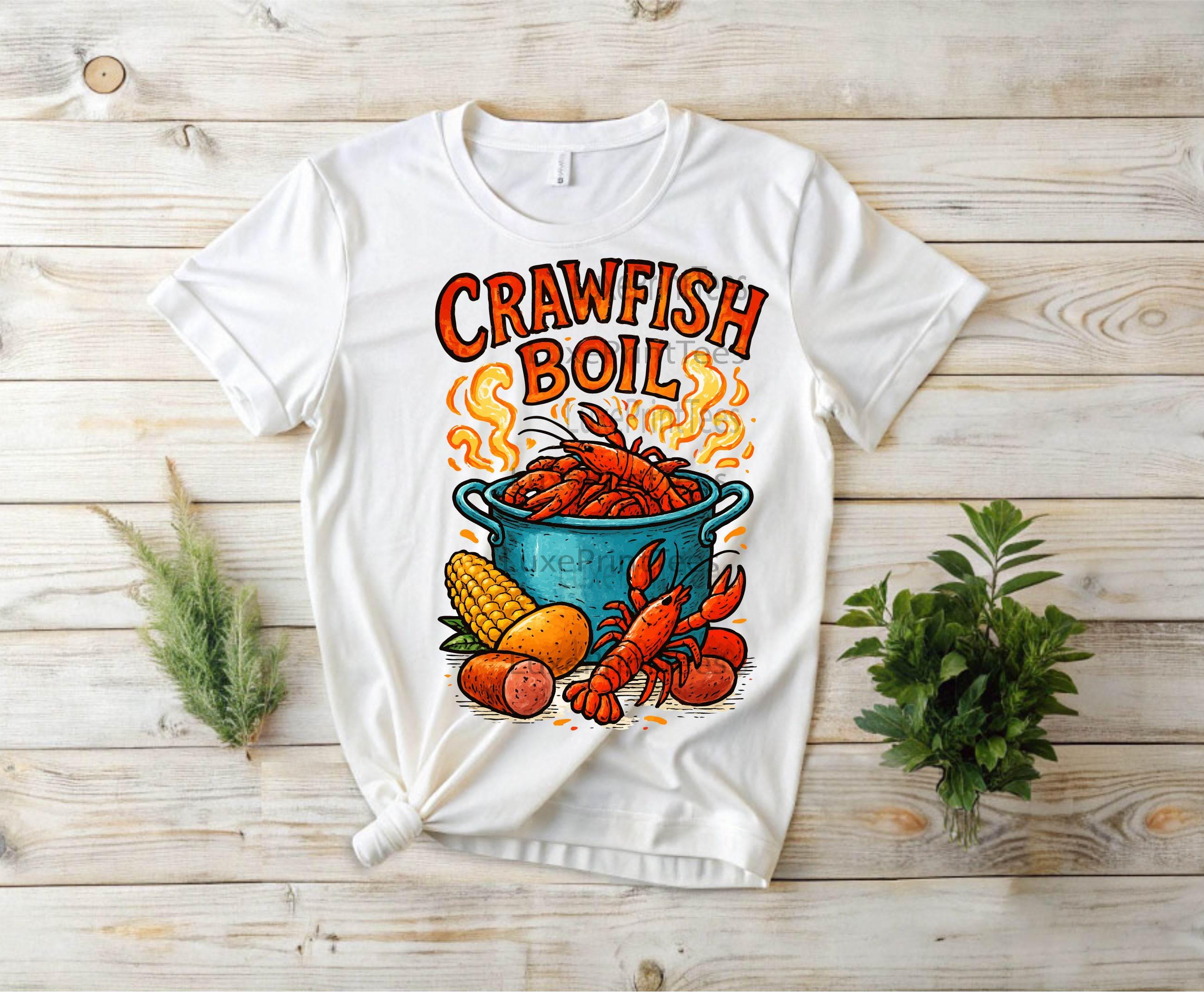 Crawfish Boil PNG Design: Cajun Seafood Party (instant Download) - Etsy