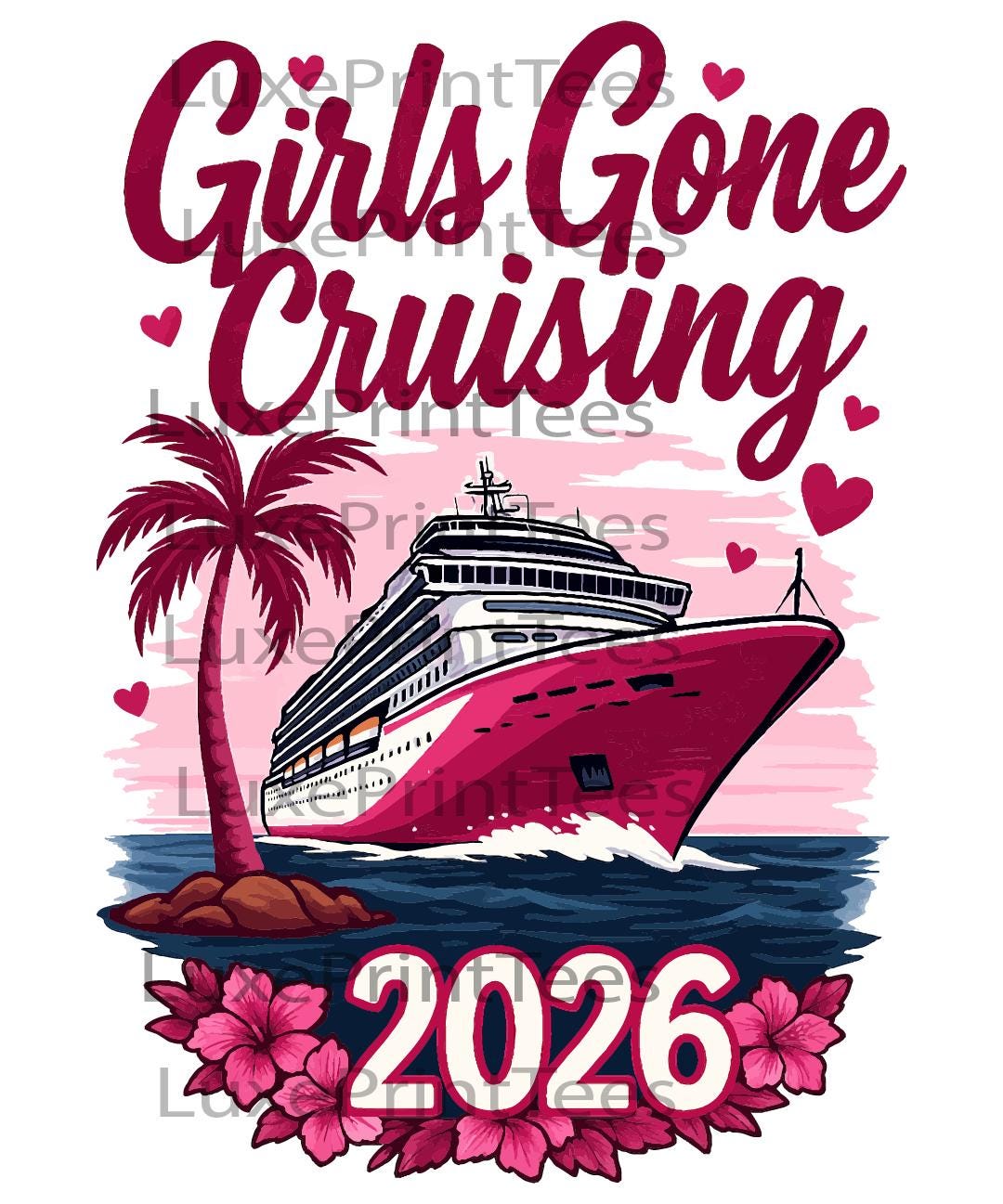 Girls Gone Cruising 2026 PNG | Girls Cruise Digital Download | Cruise ...