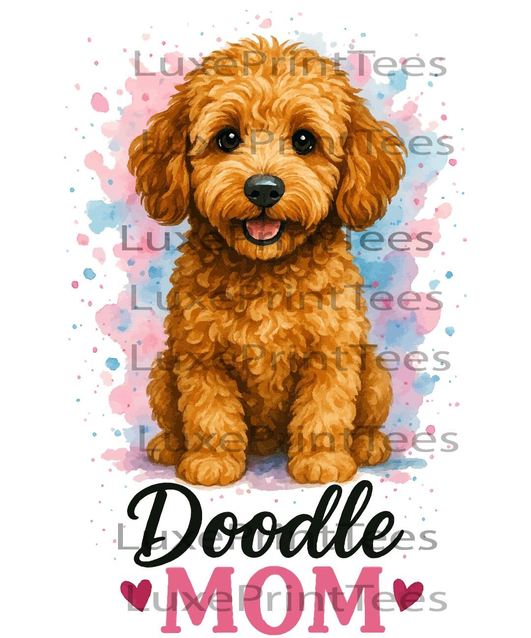 Doodle Mom PNG, Goldendoodle Mama Png, Cute, Watercolor, Dog Mom Life ...