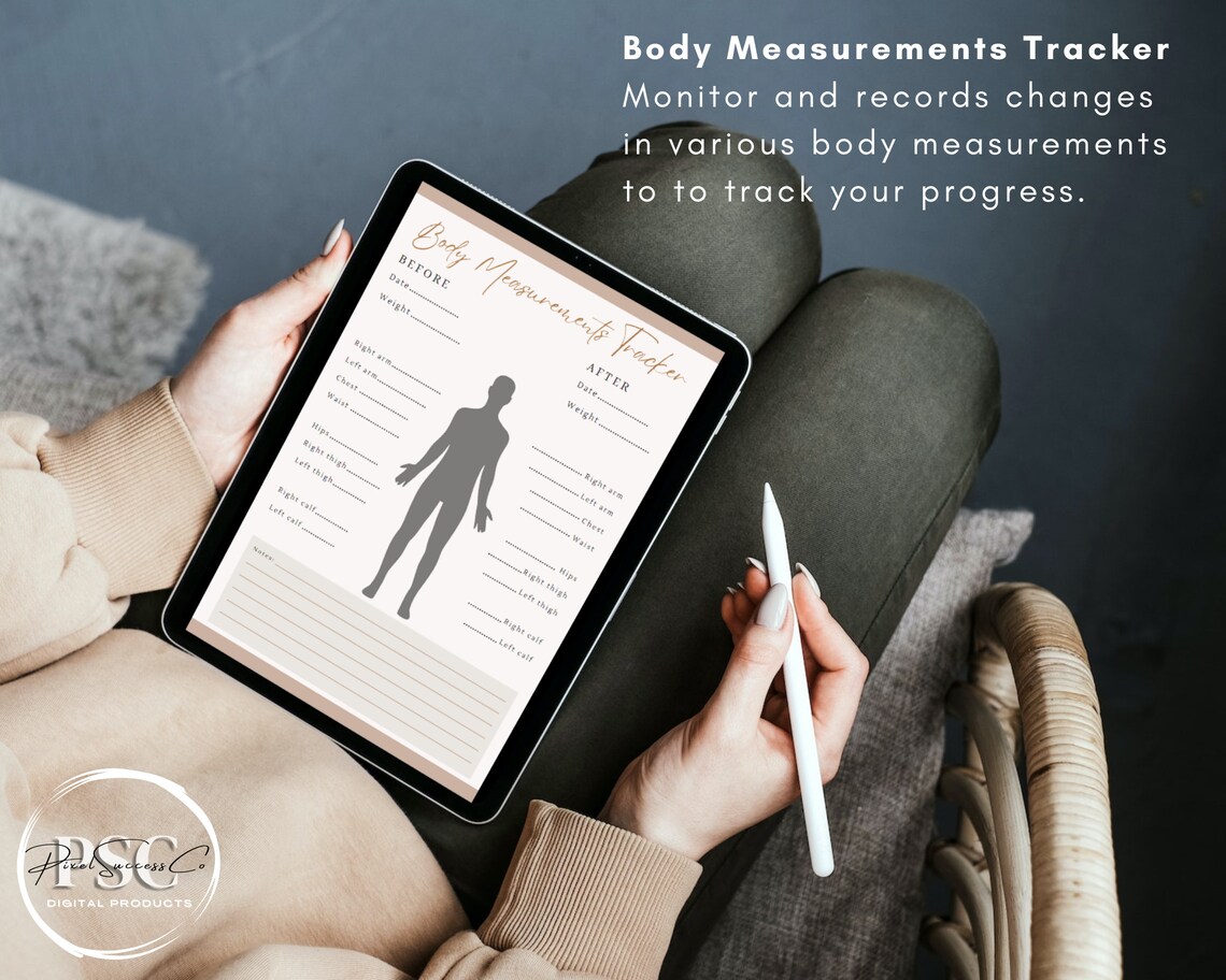 Printable Weekly Health and Fitness Planner, Instant Download PDF ...