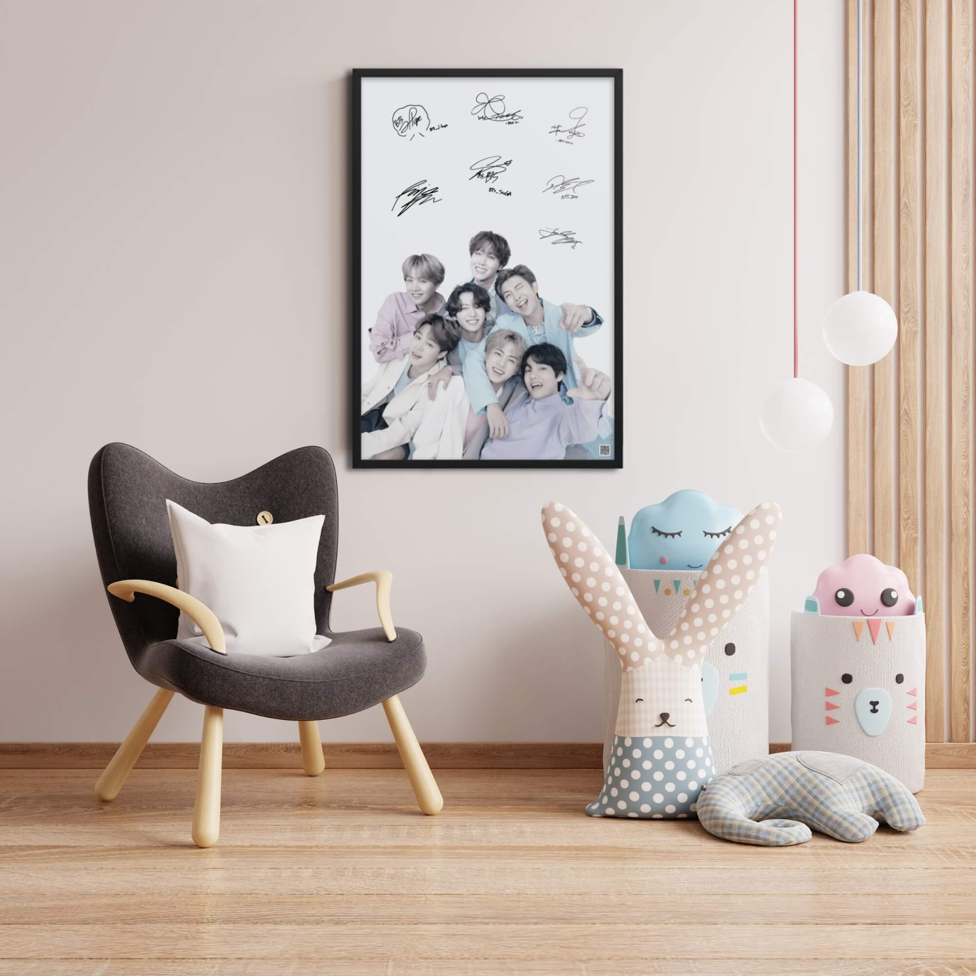 BTS Live Digital Poster With Autographs, BTS Digital Art, Bts Augmented ...