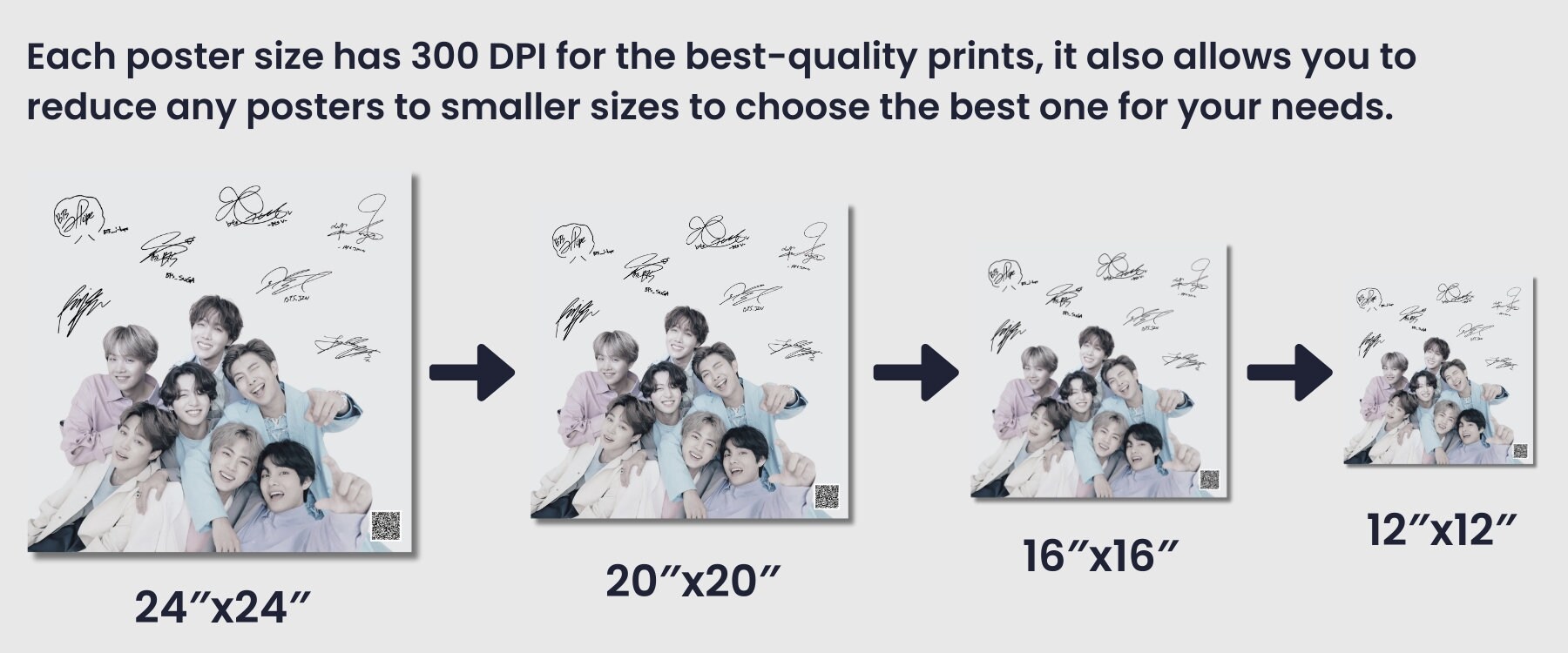 BTS Live Digital Poster With Autographs, BTS Digital Art, Bts Augmented ...