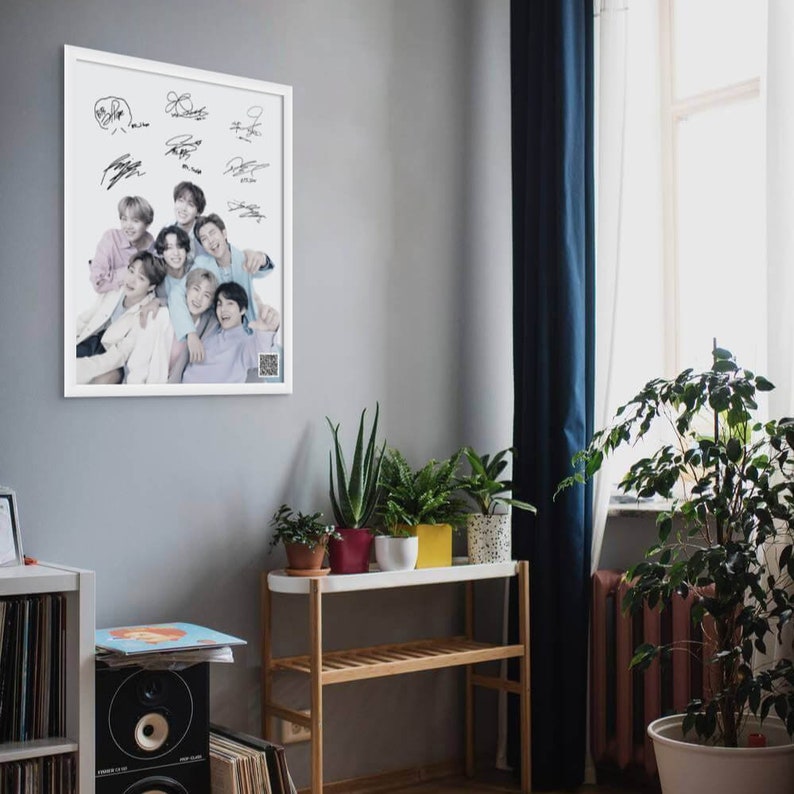 BTS Live Digital Poster With Autographs, BTS Digital Art, Bts Augmented ...