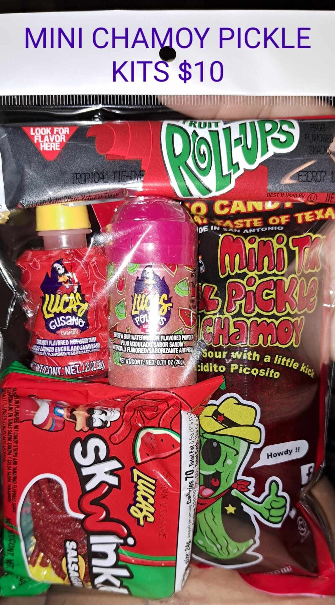 Mini Chamoy Pickle Kit - Etsy