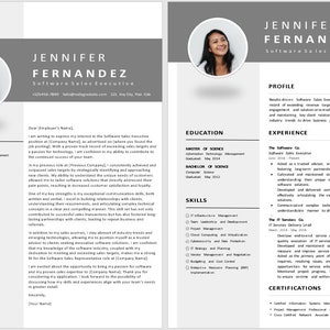 CV and Cover Letter TEMPLATE - EDITABLE Resume Word Document ...