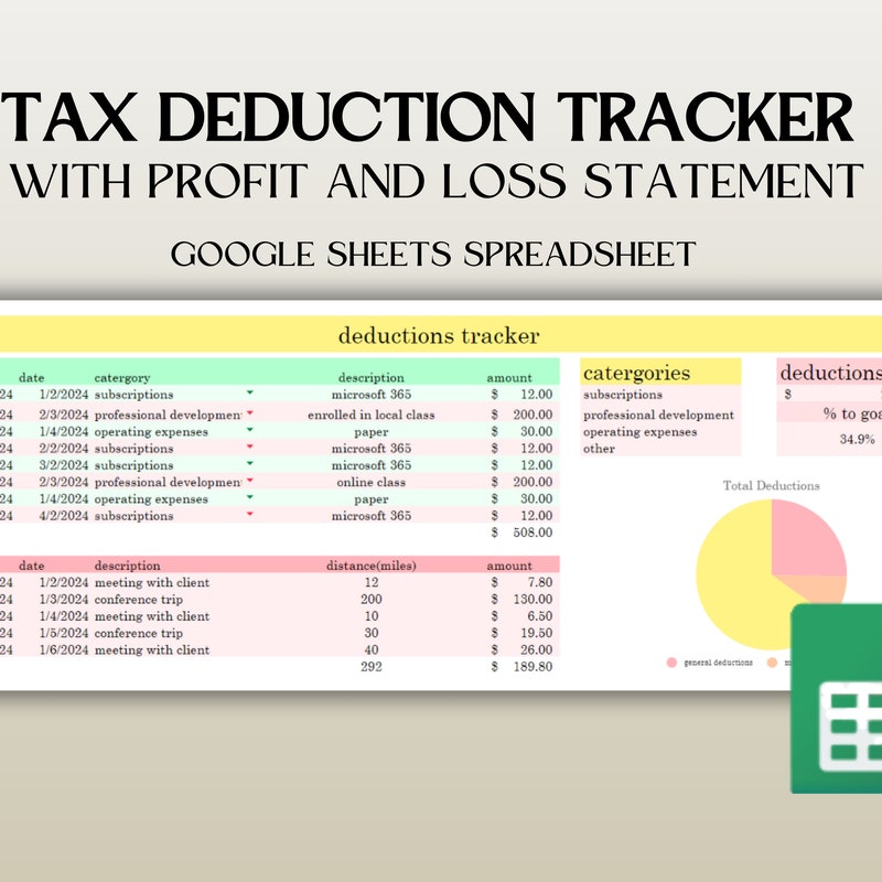 Tax Deduction - Etsy