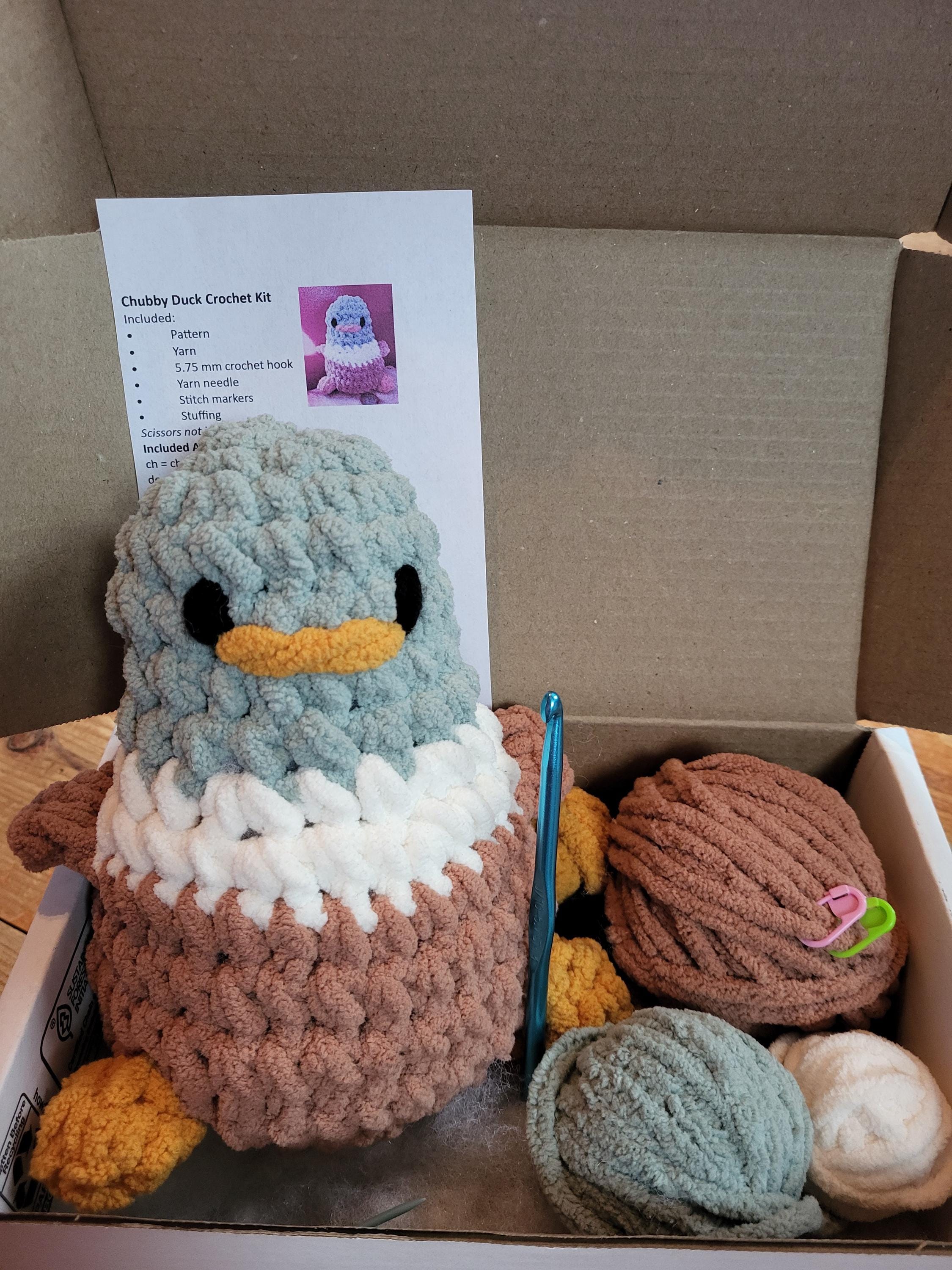 DIY Amigurumi Chubby Duck Crochet Kit - Beginner Friendly Plush Toy ...