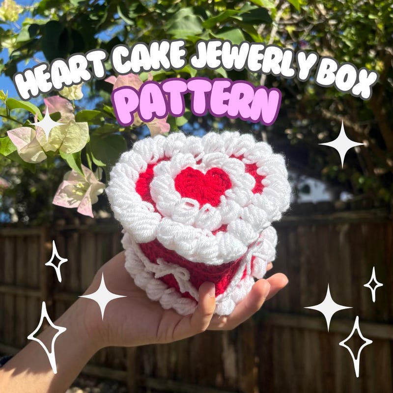 Crochet Cake Jewellery Box - Etsy