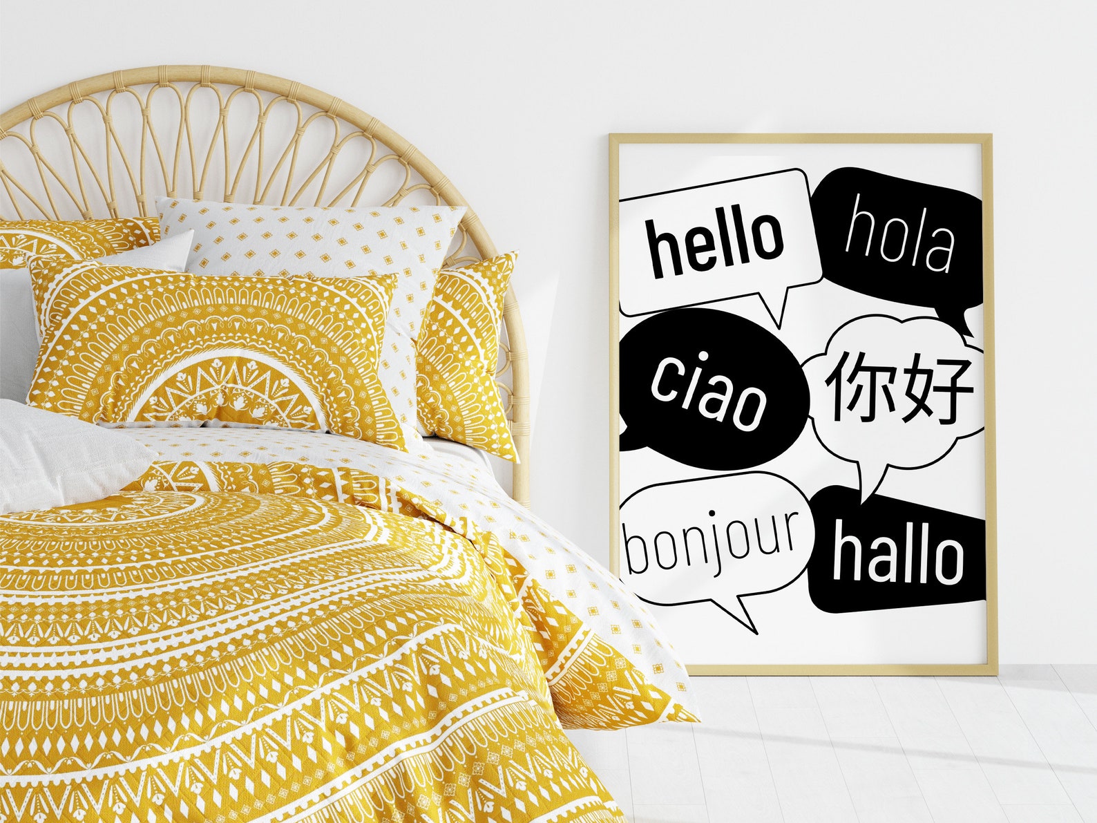 Speech Bubble Hello Bonjour Ciao Hola Hallo, Hello Different Languages ...