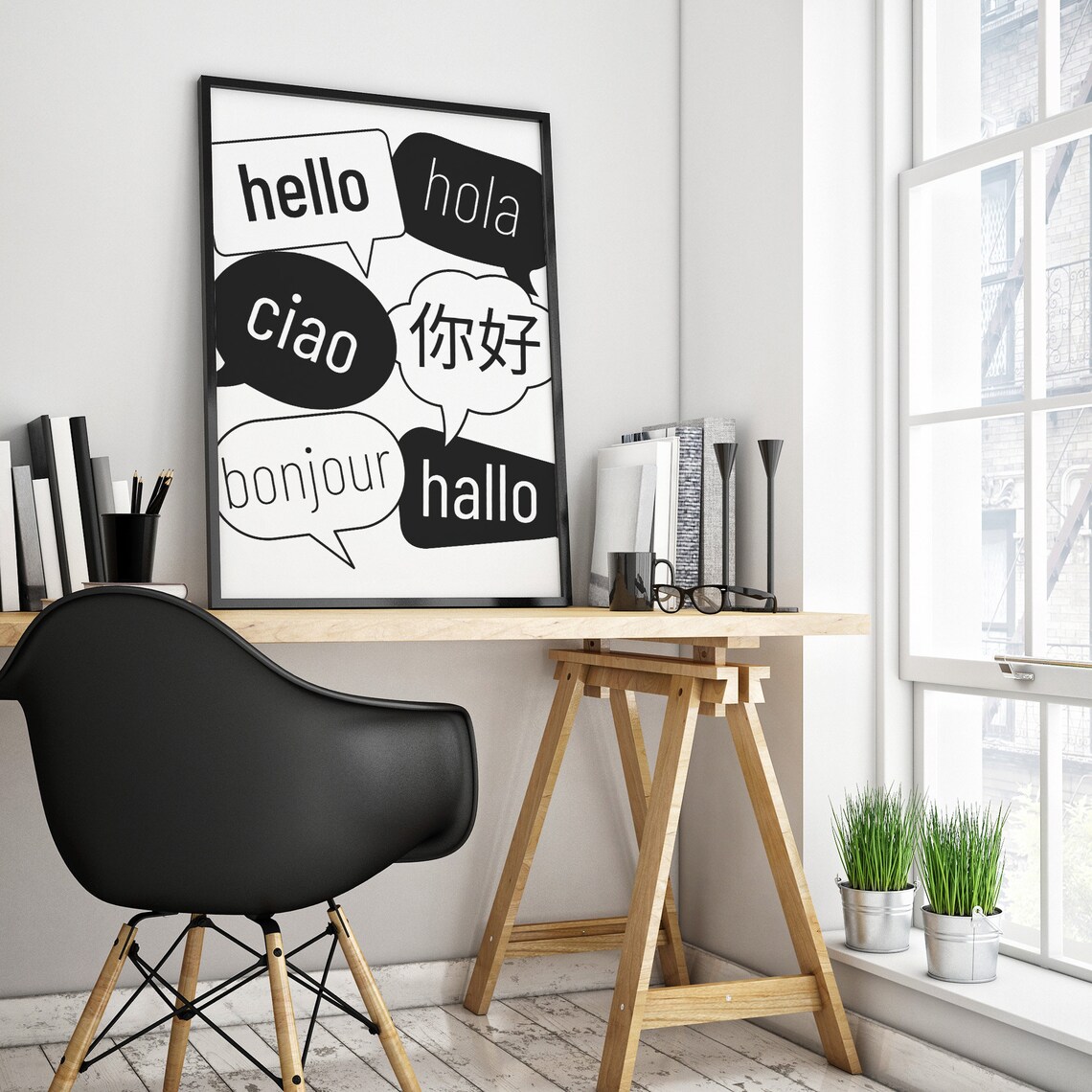 Speech Bubble Hello Bonjour Ciao Hola Hallo, Hello Different Languages ...