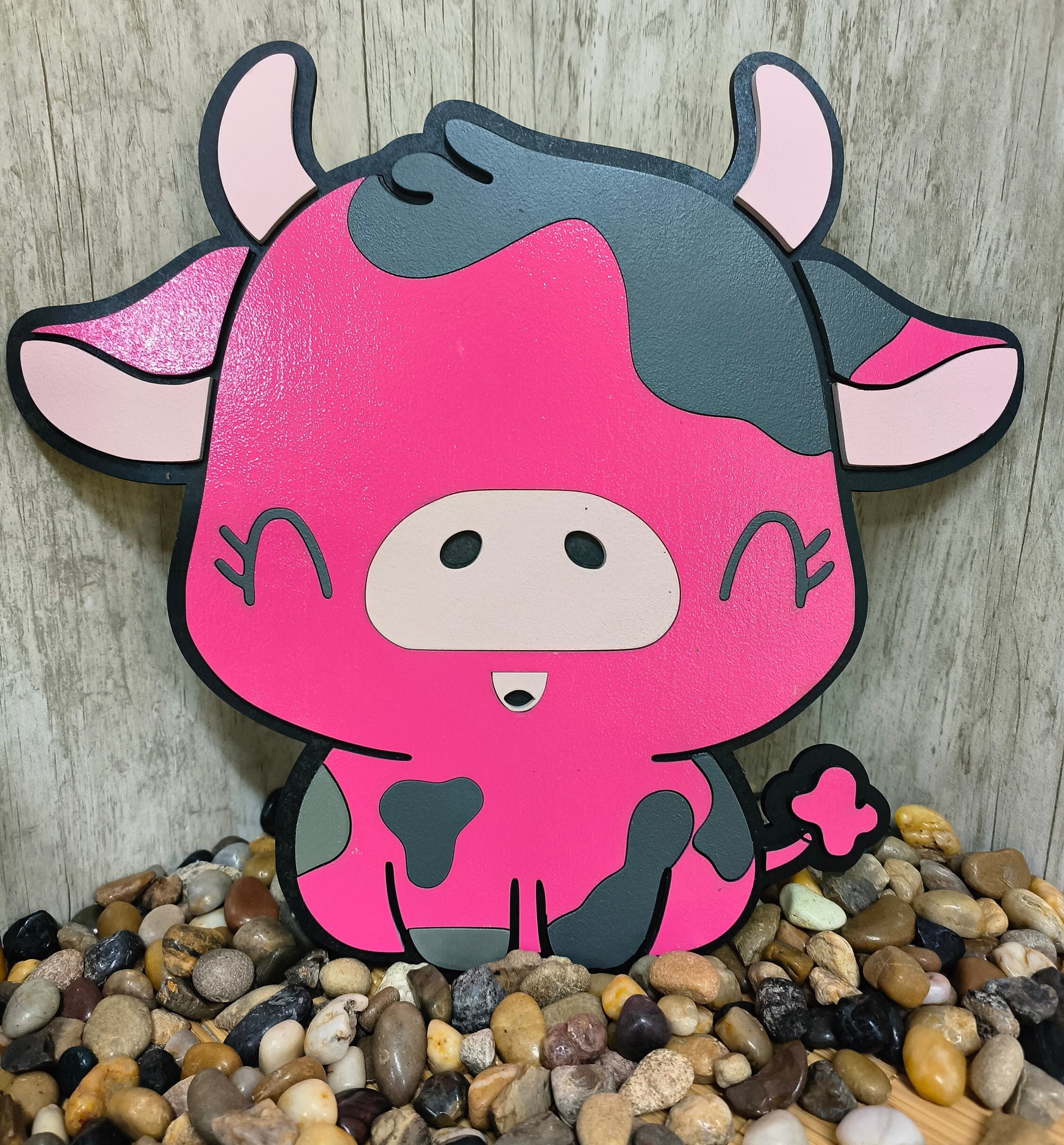 Cow Board Multi SVG Bundle Laser Cut File Farm Animals Baby Decor Home ...