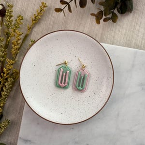 W Wicked Inspired Earrings Handmade From Polymer Clay - Etsy