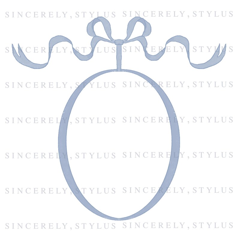 Oval Bow Frames - Etsy