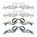 Floral Bow Header Digital Clip Art - Instant Download - Etsy