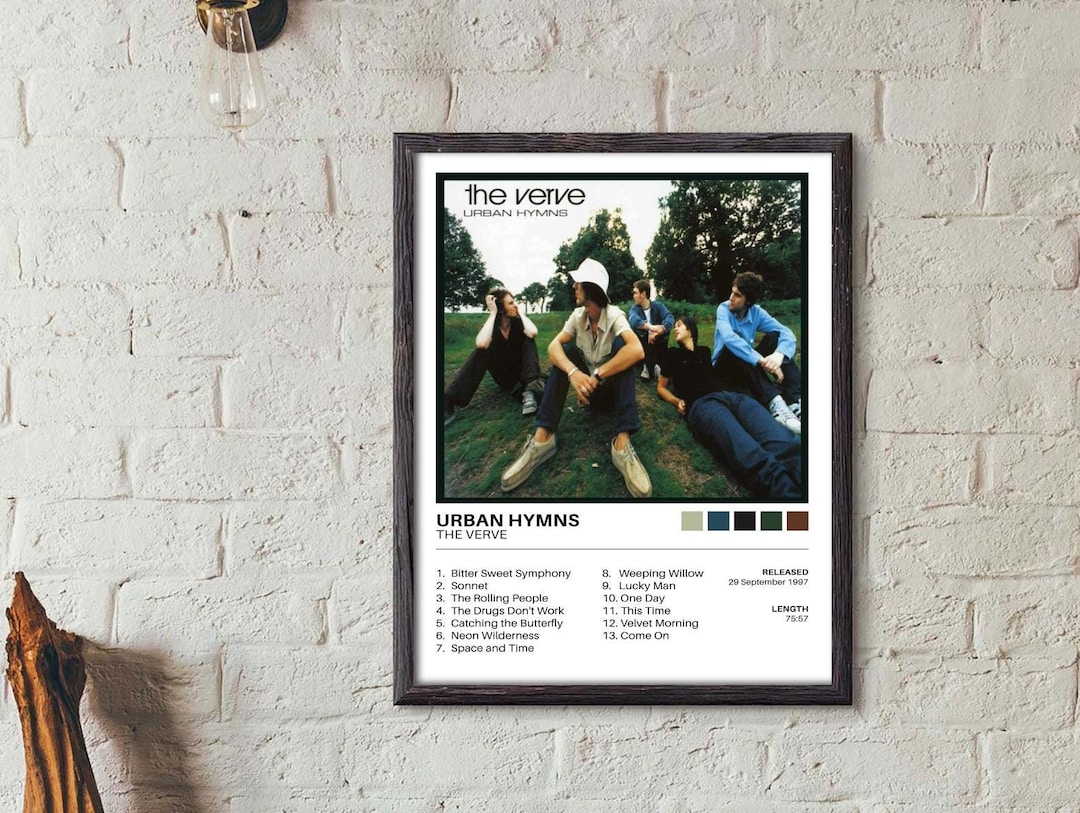 The Verve Urban Hymns Iconic Cover Print, Digital Print, Richard ...