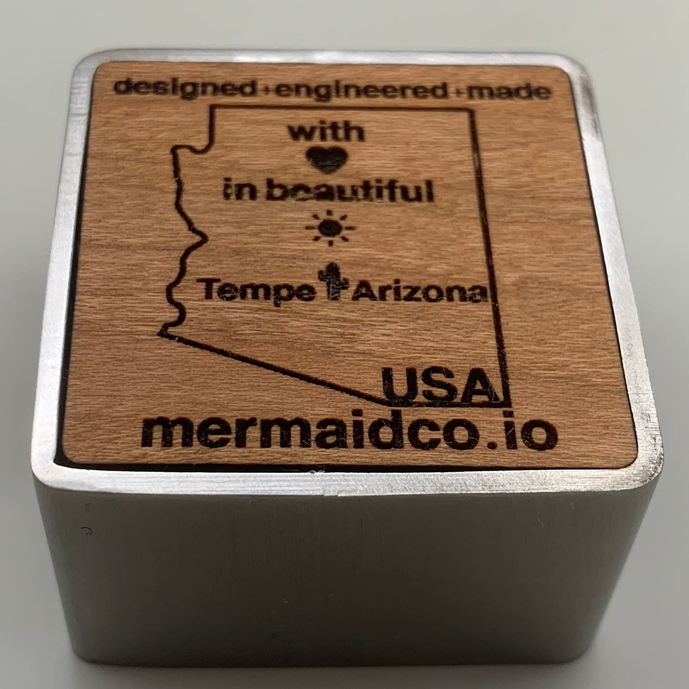 510 Vape Cartridge Holder Stainless Steel & Hardwood Inlay, 4-slot ...