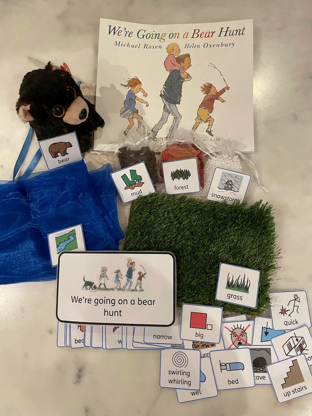 Were Going on a Bear Hunt Sensory Story Sack - Etsy