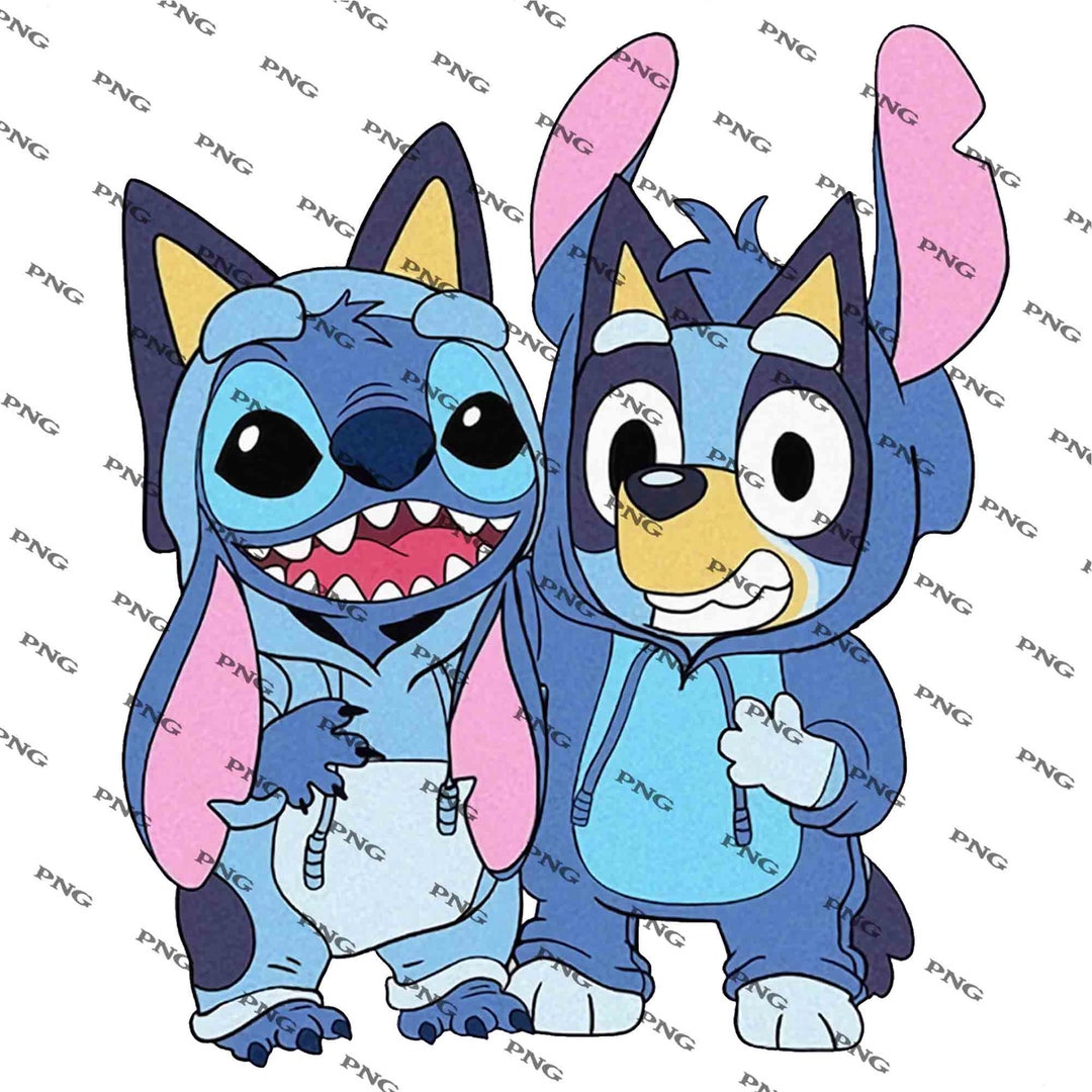 Bluey Stitch Png Bluey Grinch Bluey Family Bluey - Etsy UK