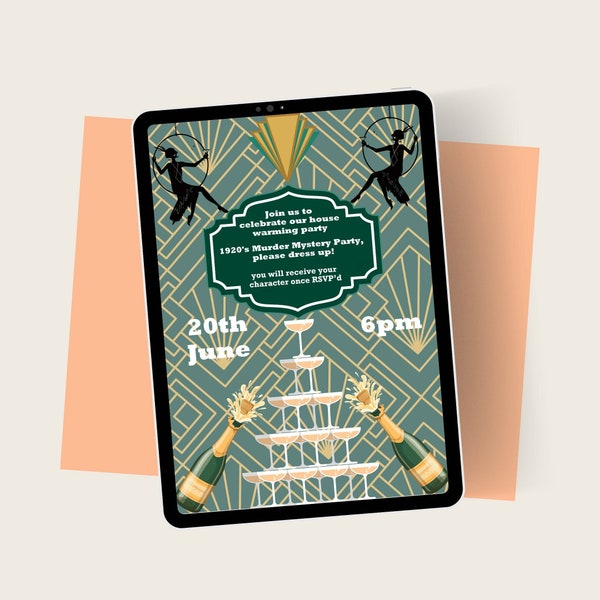 Clue Murder Mystery Invitation - Etsy