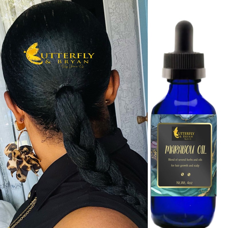 Marabou Oil: Growth Hair Oil, Long Hair, Black Hair, Curly Hair ...