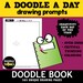 A Doodle A Day Doodle Book | Drawing Prompts | Finish the Drawing Pages ...