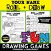 Roll and Draw Your Name or Word Drawing Game | Alphabet Fun ...