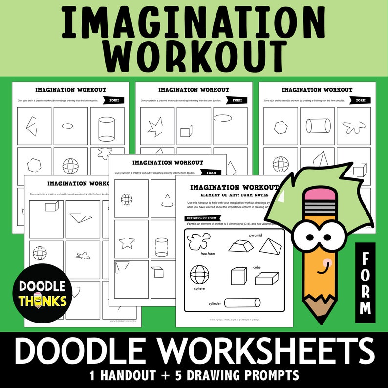The 7 Elements of Art Imagination Workout Bundle | Art Lessons and ...