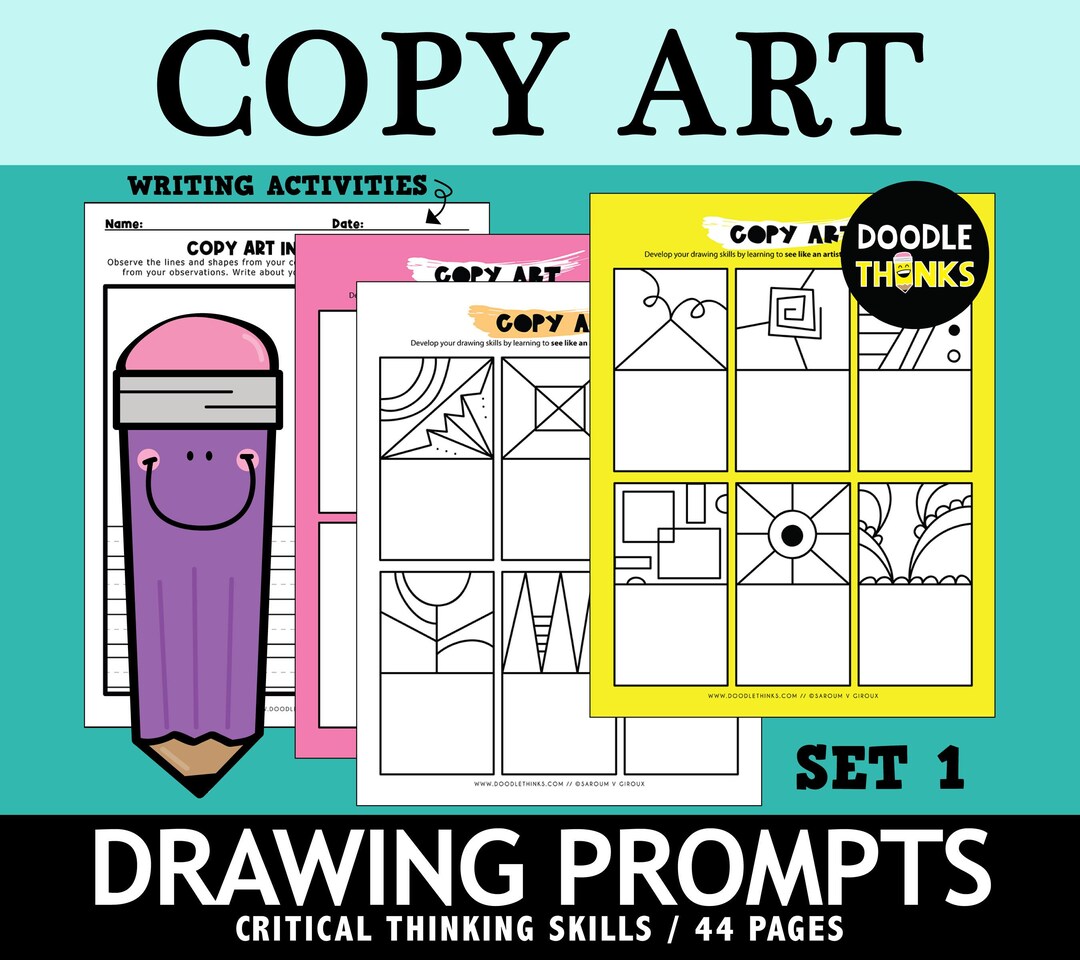 Creative Drawing Prompts 40 Copy echo Art Ideas for Critical Thinking ...