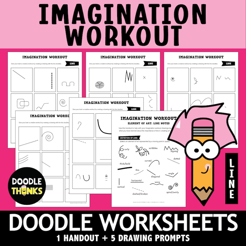 The 7 Elements of Art Imagination Workout Bundle | Art Lessons and ...