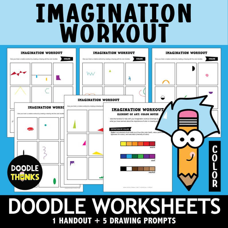 The 7 Elements of Art Imagination Workout Bundle | Art Lessons and ...