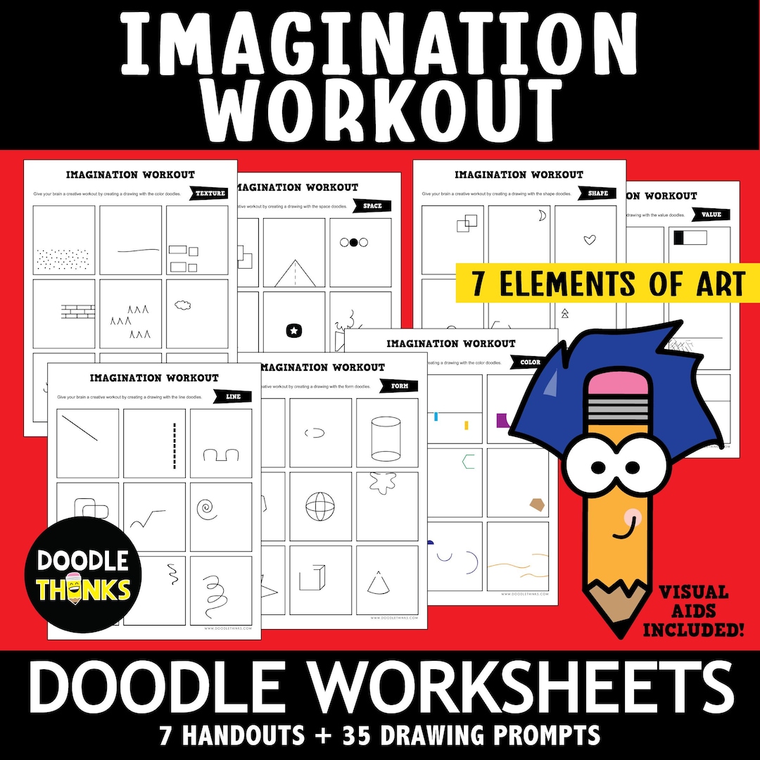 The 7 Elements of Art Imagination Workout Bundle | Art Lessons and ...