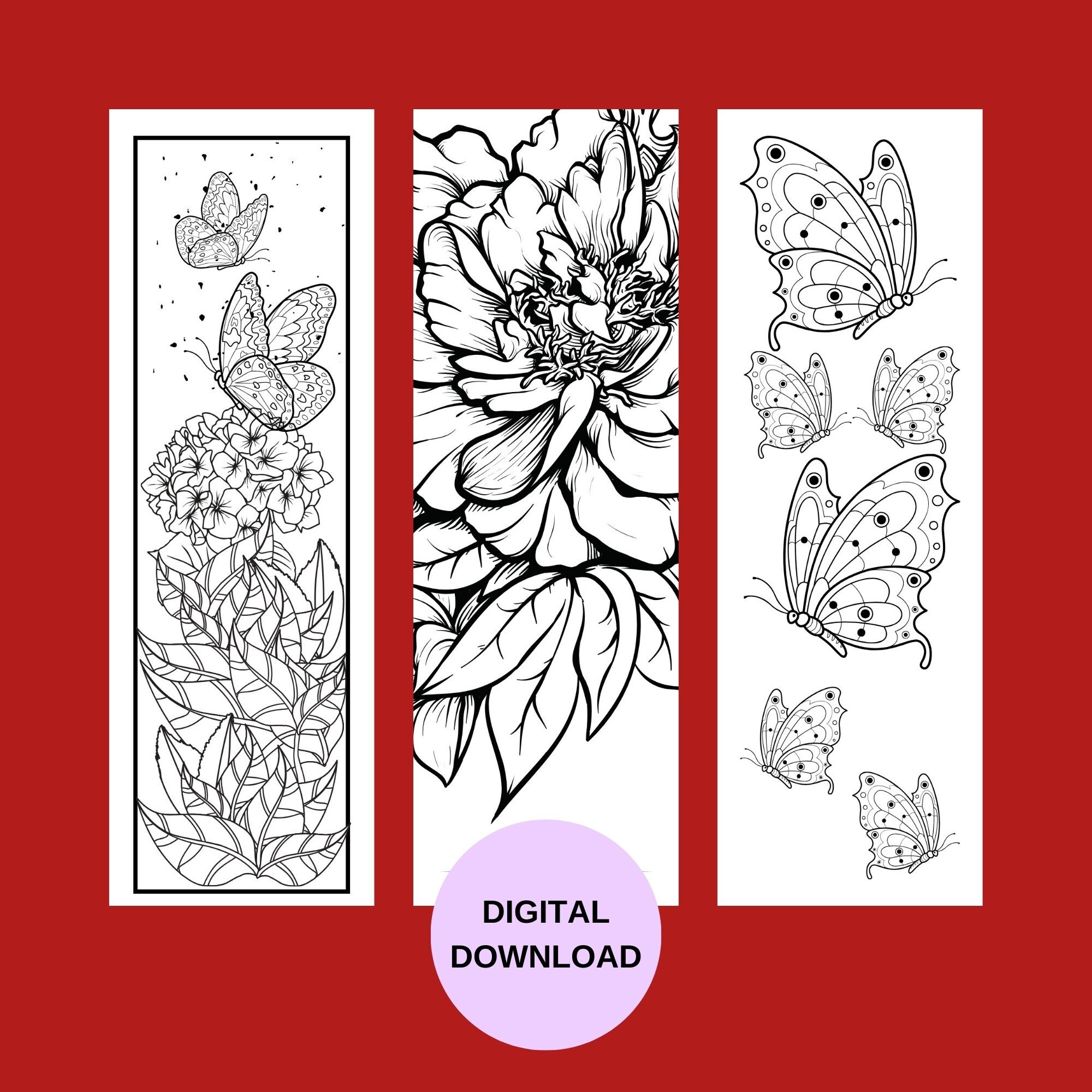 Ultimate Printable Bookmark Mega-bundle: 5 Different Sets of Printable ...