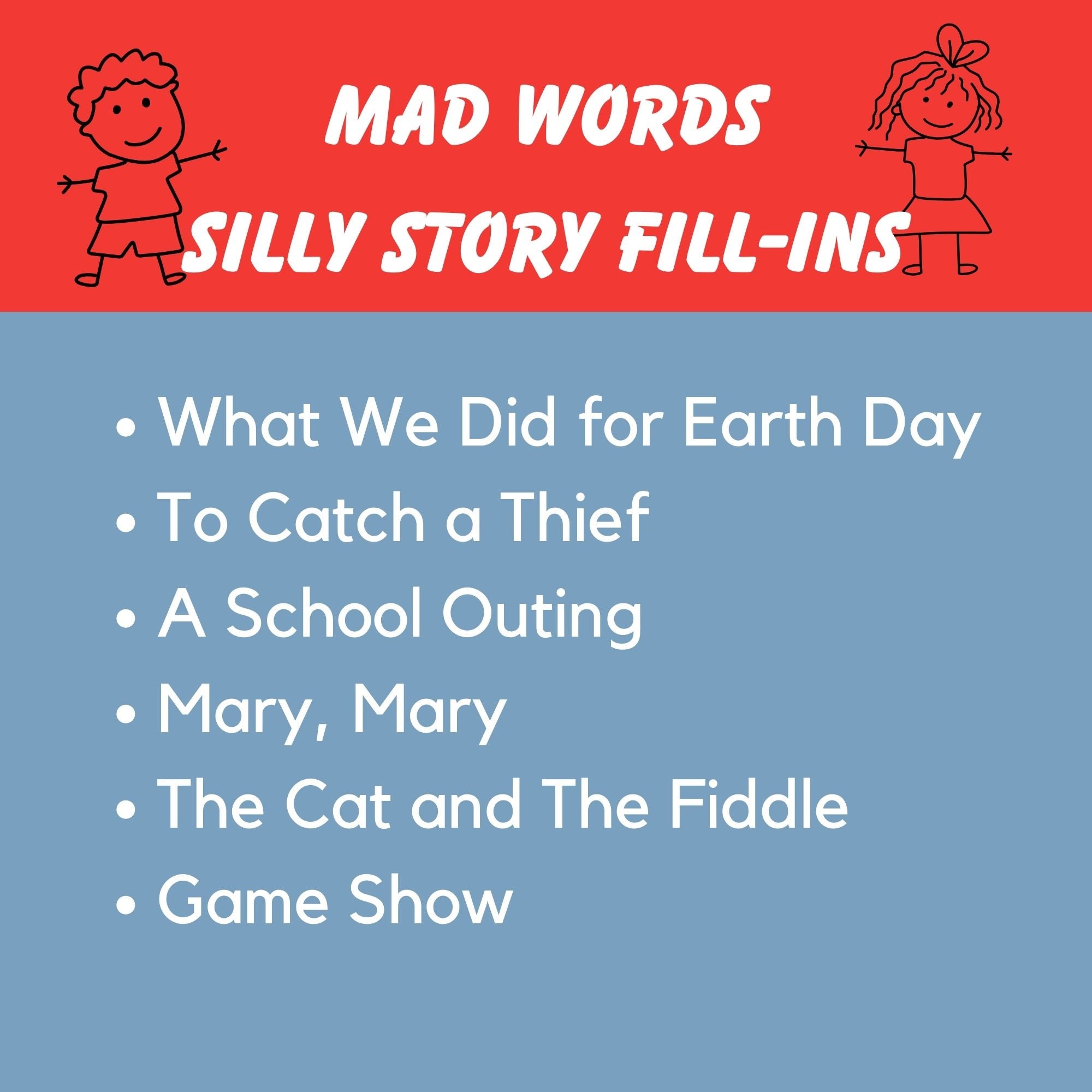 MAD WORDS Silly Story Fill-ins: Unleash Imagination Boost Grammar ...
