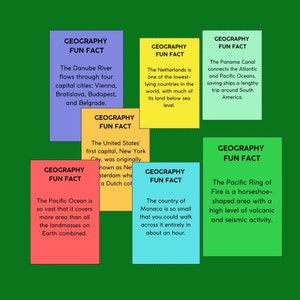 Explore the World With These Fun Geography Flashcards Digital Download ...