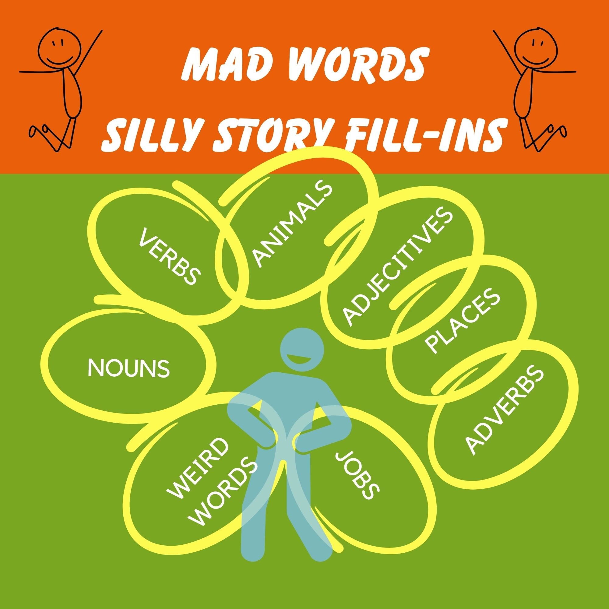 MAD WORDS My Weird Family Silly Story Fill-ins Entertaining Vocabulary ...