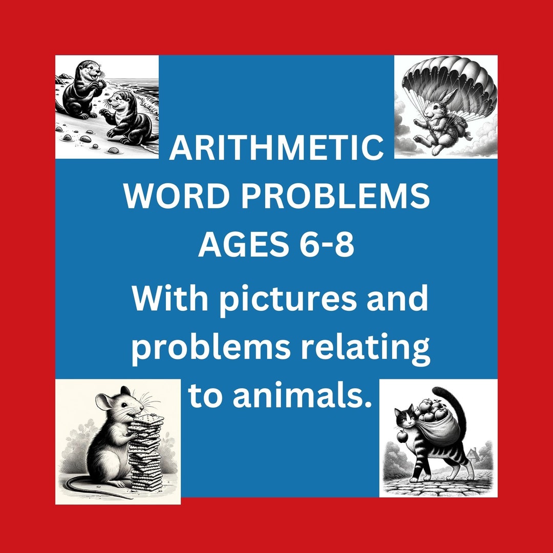 2nd Grade Arithmetic Word Problems Bundle Animal Adventures - Etsy